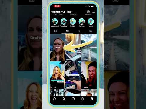 How to Access Instagram Reel Drafts #shorts