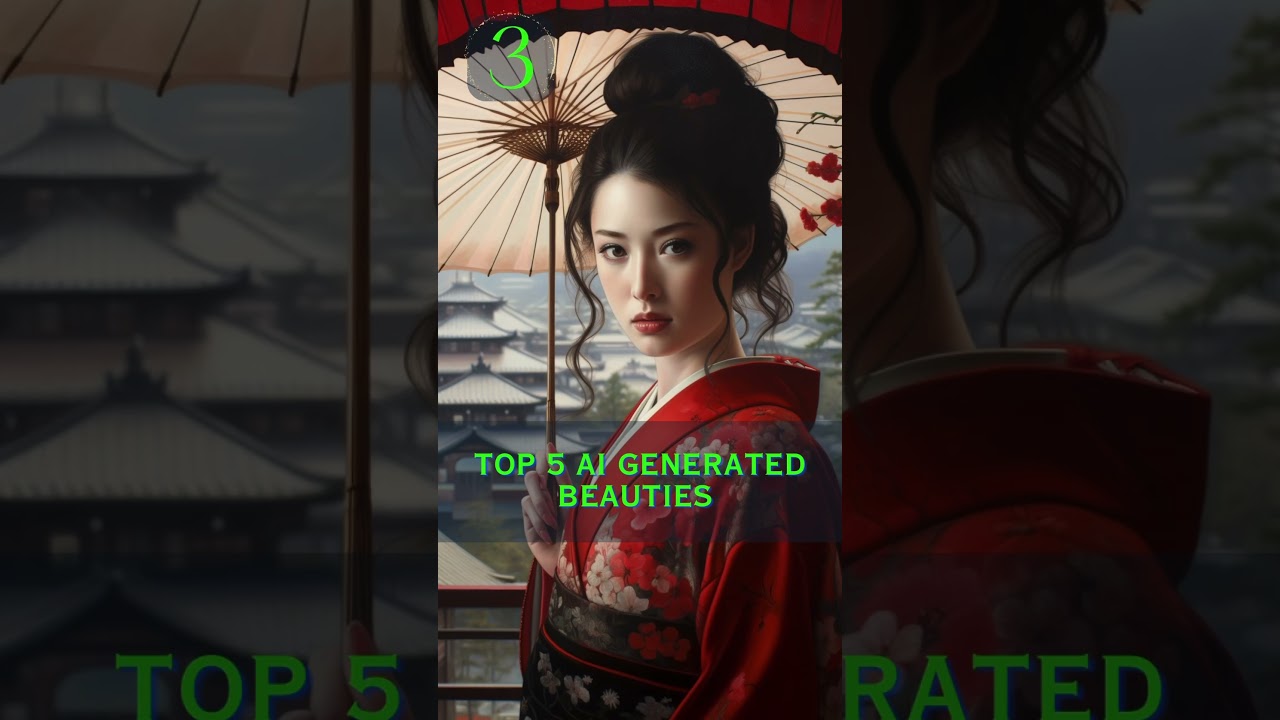 Top 5 most beautiful AI generated girls #ai #aiart  #aigirl #lexica #cute #girl