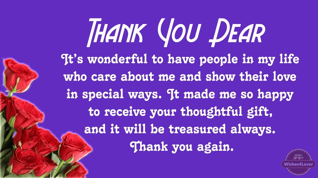 Thank You Messages for Gift Received