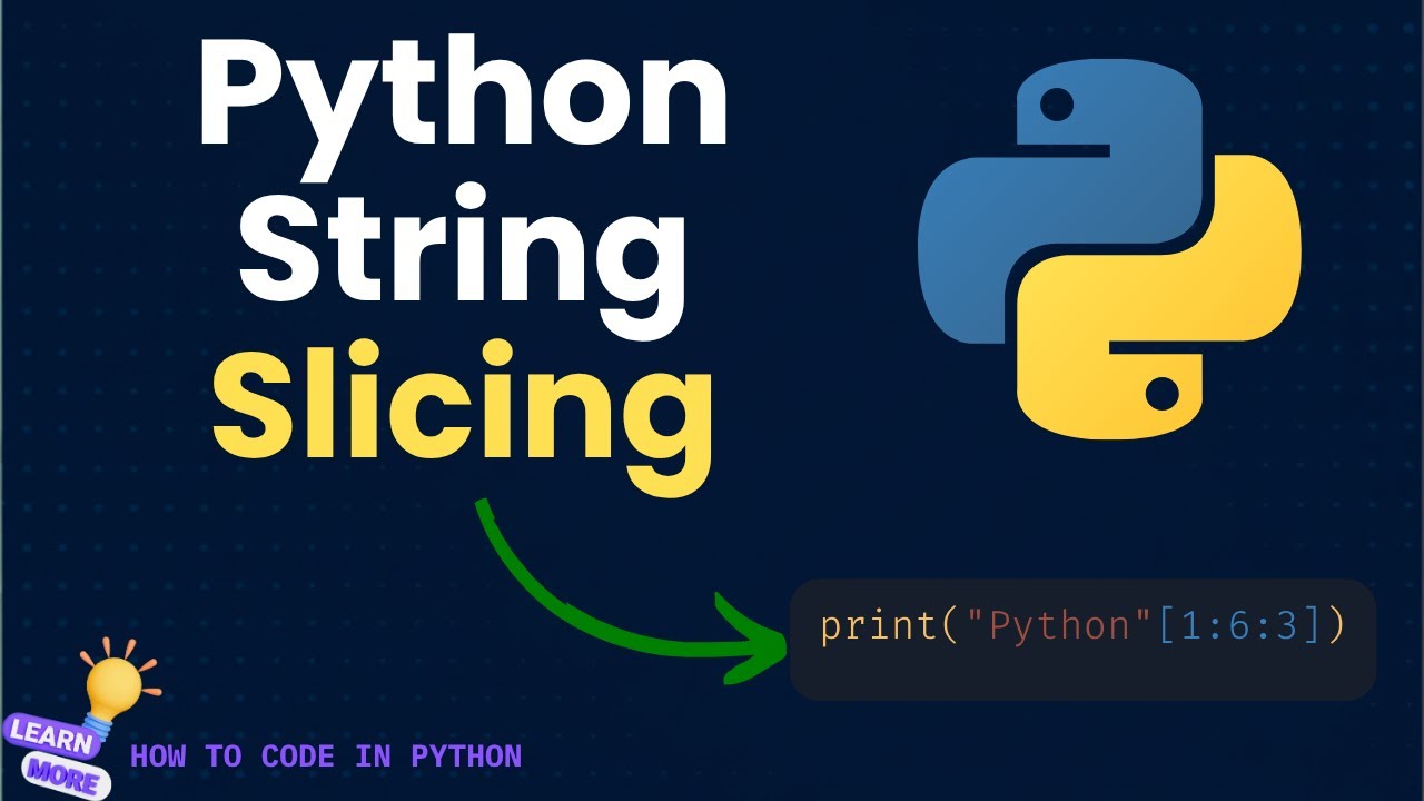 Python for Beginners | Python String Slicing Mastery: Indexing, Steps & Reversing Explained Simply