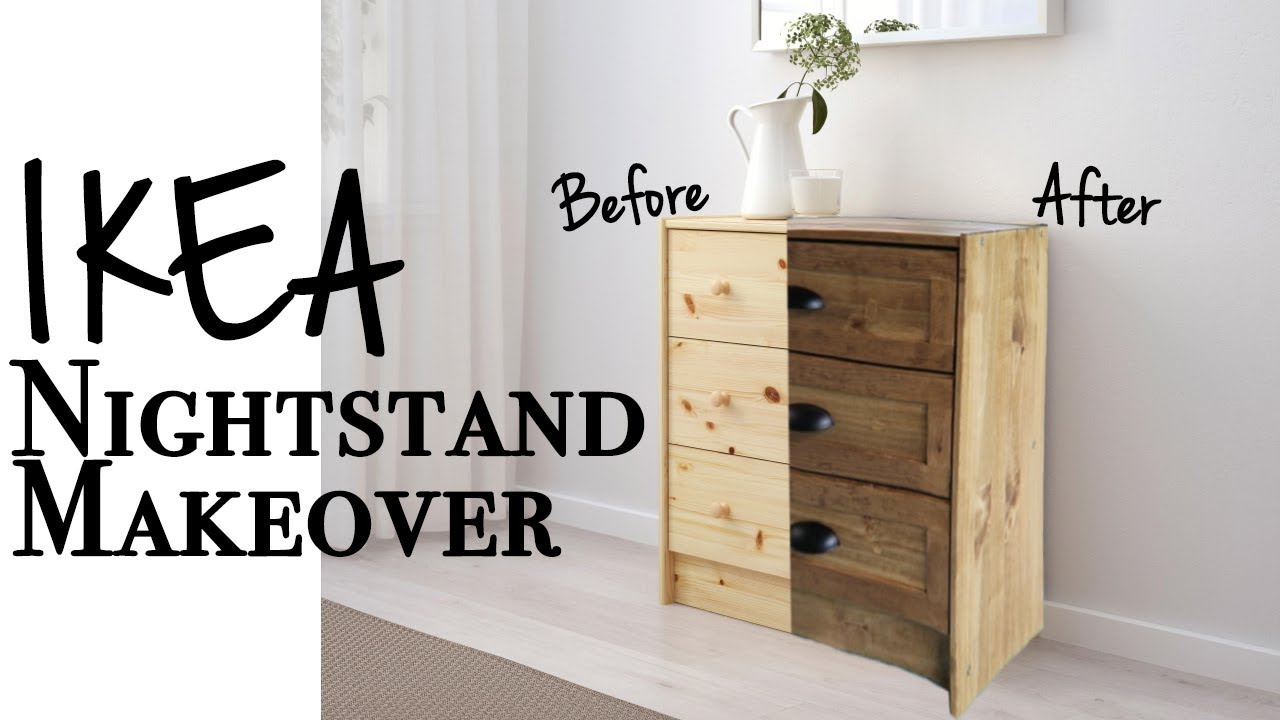The Easiest Ikea Rast Hack! ~ DIY Ikea Nightstand Makeover ~ IKEA Hack