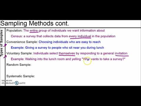 Surveys, Part 1: Sampling Methods