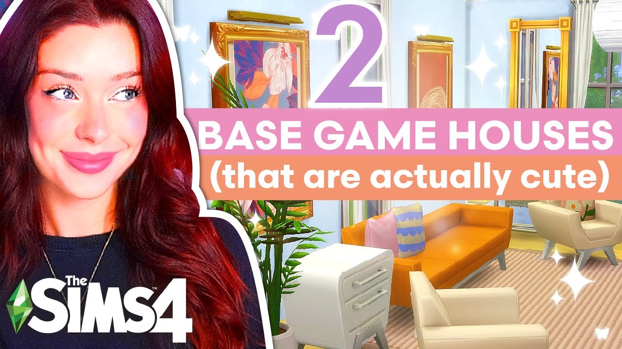 Building TWO Different Aesthetic Houses Using BASE GAME ONLY in The Sims 4