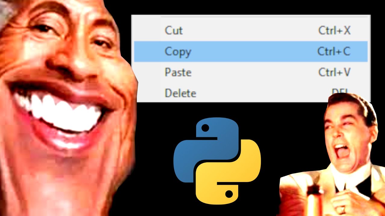 Python Code Copiers Be Like...