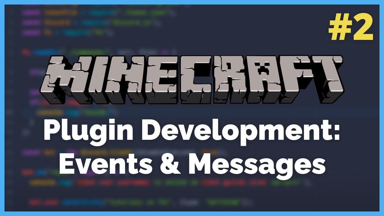 Event listeners and sending messages - Minecraft Plugin Development Ep. 2 (2021)
