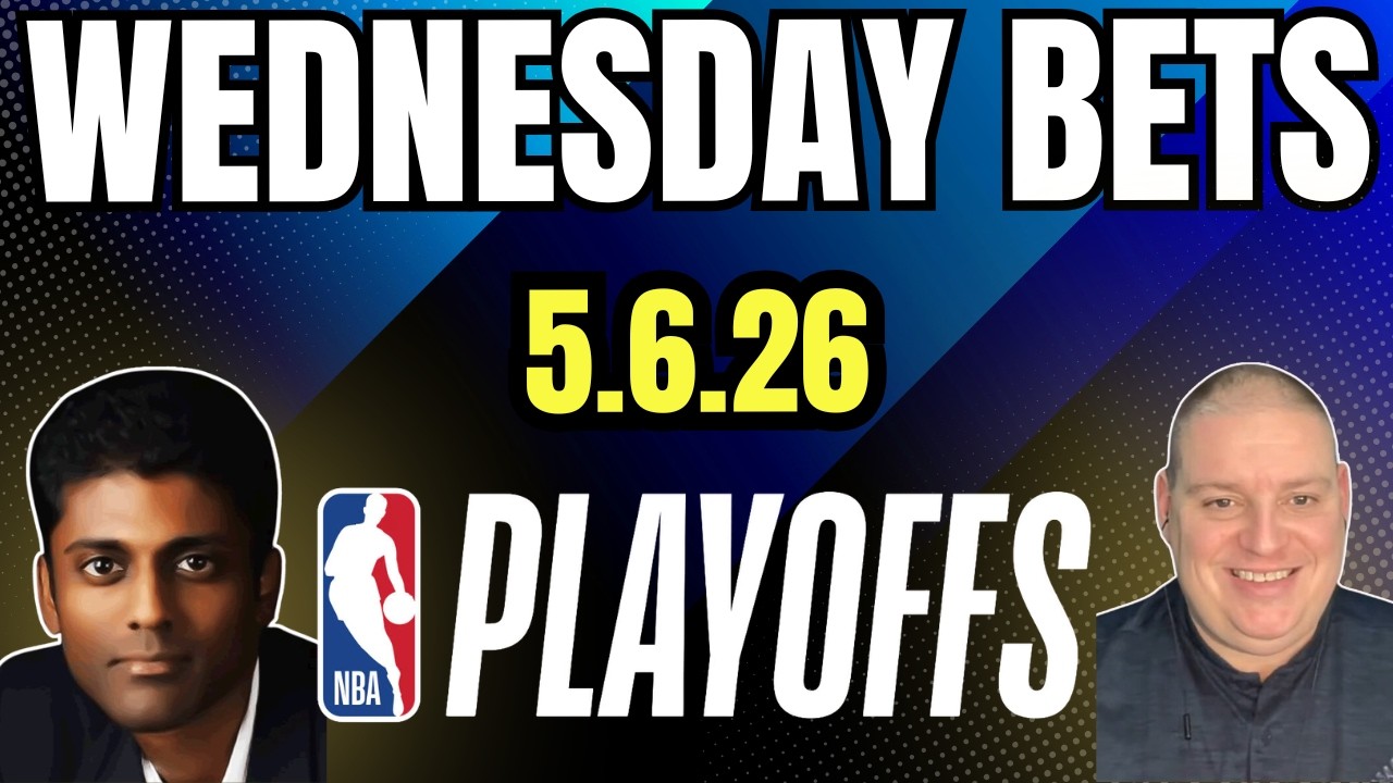 Wednesday NBA Playoff Picks - 5/6/26 l Craig Trapp & Indian Cowboy NBA Picks, Bets & Predictions