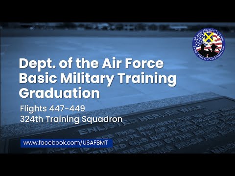 Department of the Air Force BMT Graduation Ceremony: Flights 447-449 -- June 12, 2025