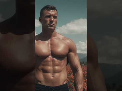 AI Creates: Rippling Muscles in Breathtaking Surroundings