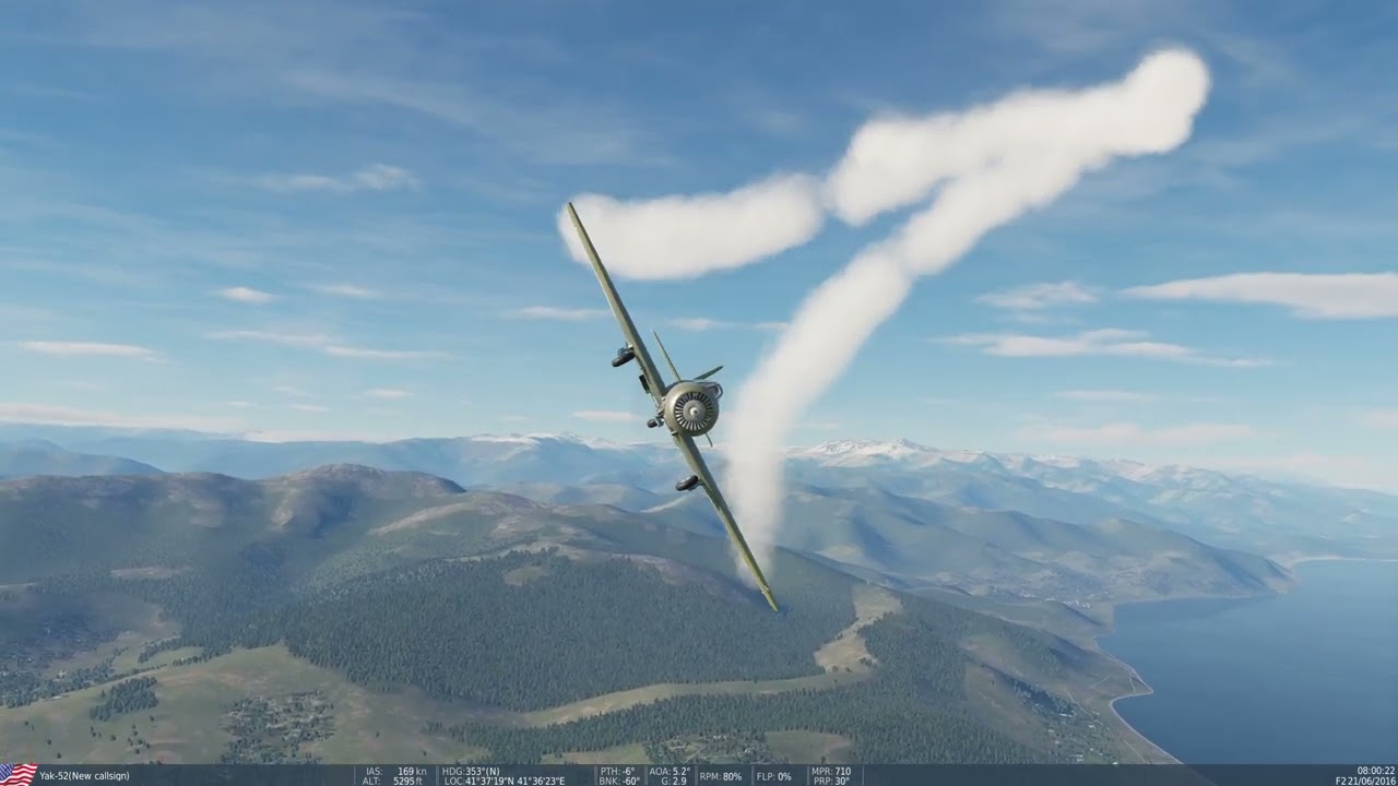 DCS World Yak-52 Wingtip Smoke Test