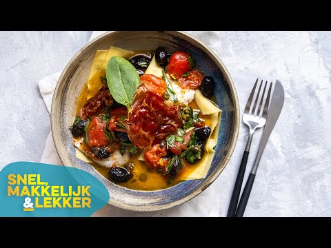 Open lasagne van schelvis en spinazie | Snel, Makkelijk & Lekker
