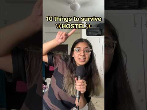 things to survive HOSTEL???? #trending #shorts