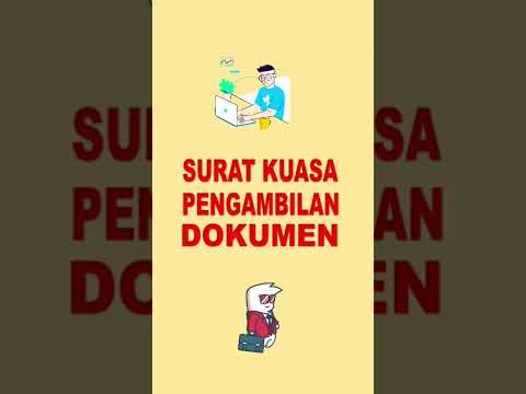 Contoh Surat Kuasa Pengambilan Dokumen #shorts