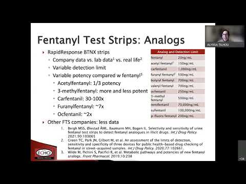 "Fentanyl Test Strips for Overdose Harm Reduction" - Alyssa Tilhou, MD, PhD