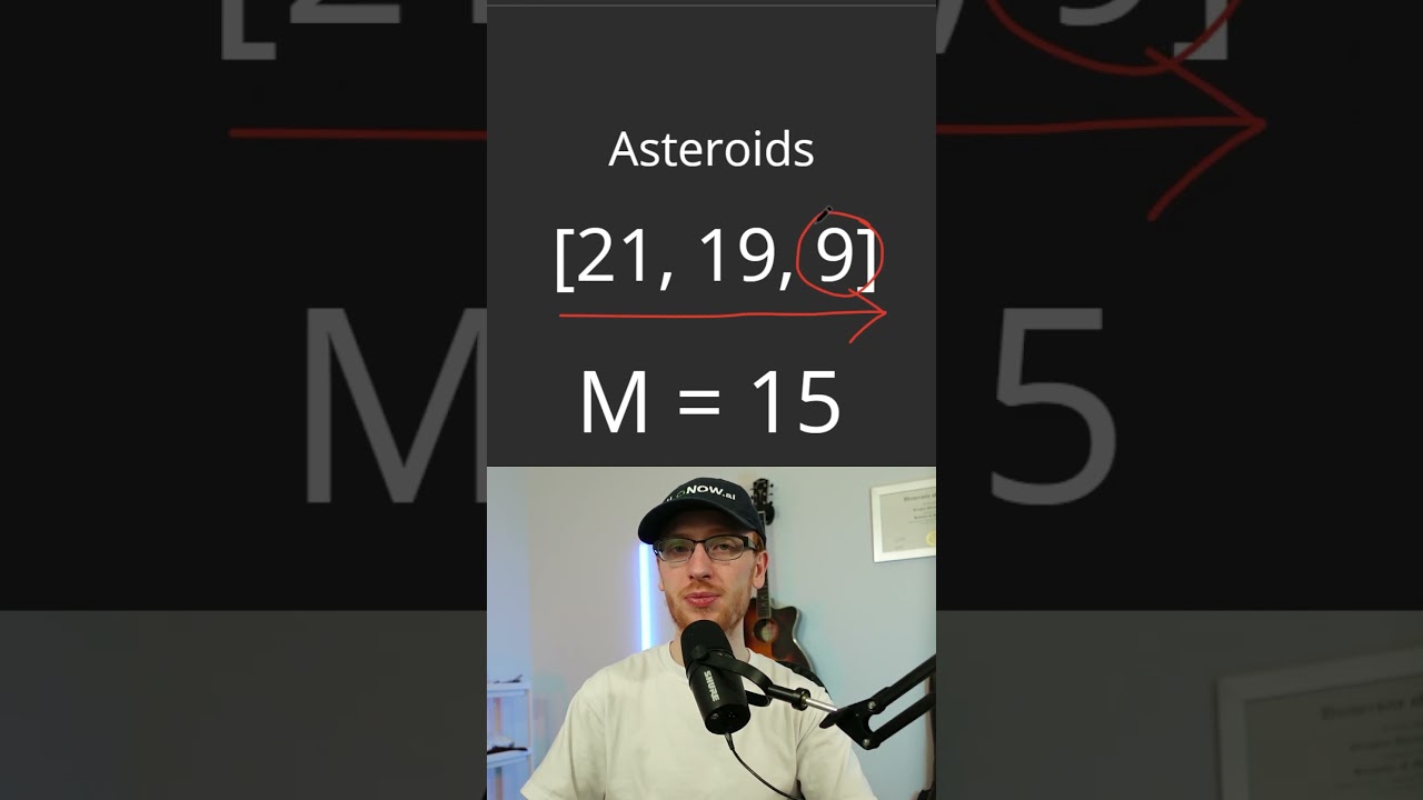Medium Google Interview Question! - Destroying Asteroids - Leetcode 2126