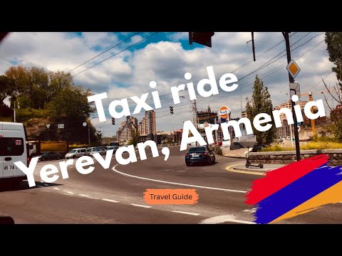 From Yerevan to Zvartnots Airport : A Taxi π Ride
