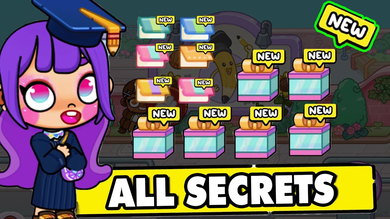ALL NEW SECRETS in AVATAR WORLD UPDATE! (School Street Secrets)