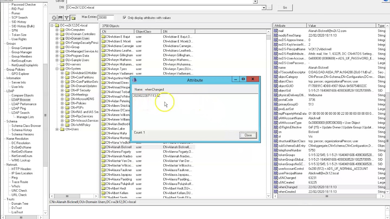 NetTools - LDAP Browser
