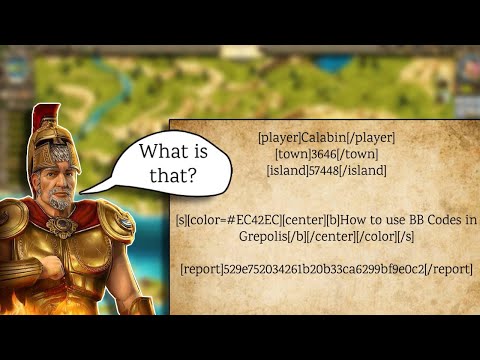 How to Use BB CODES in Grepolis