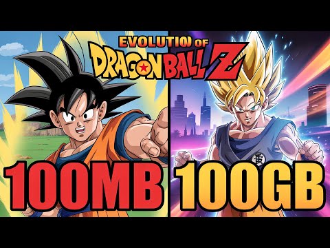 Evolution of DRAGON BALL Games โ 100MB to 100GB!!