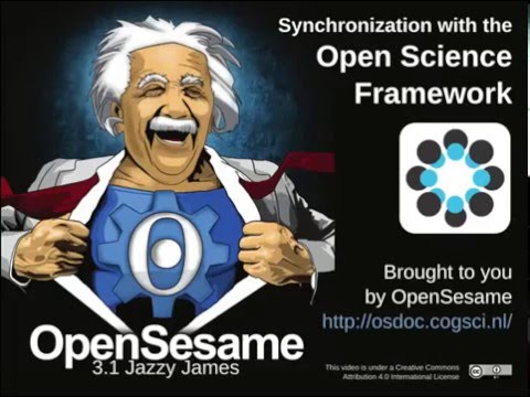 OpenSesame + Open Science Framework = True – Software in Psychology