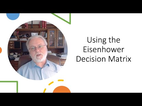 Using the Eisenhower Decision Matrix