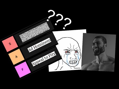 The Logical Fallacy Tier list