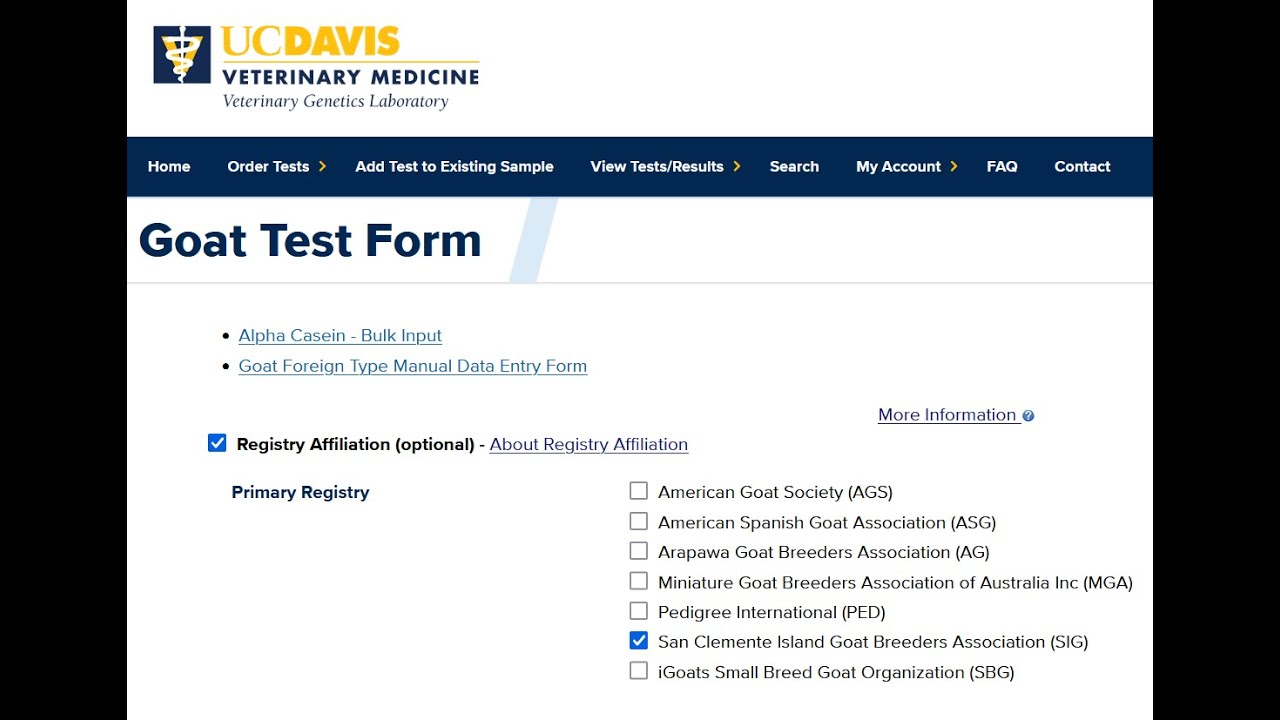 UC Davis VGL DNA Submission Training Video
