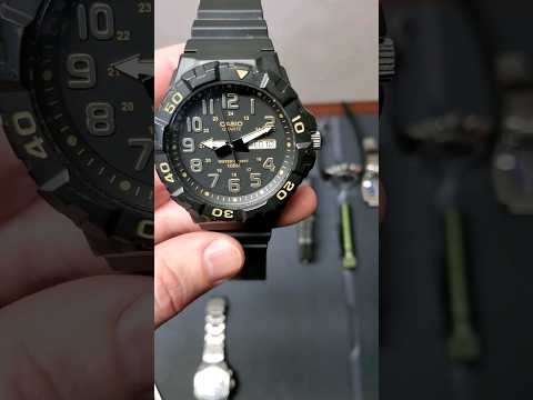The BIG Watch Review: Casio MRW-210H Minimalist GIGANTIC at 53mm for under $30 #Casio #shorts