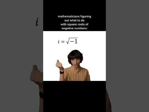 mathematicians and square roots of negative numbers #Shorts #math