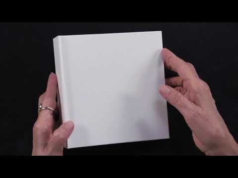 Blank White Album 6.25"x6.25"x2.3" From Stamperia