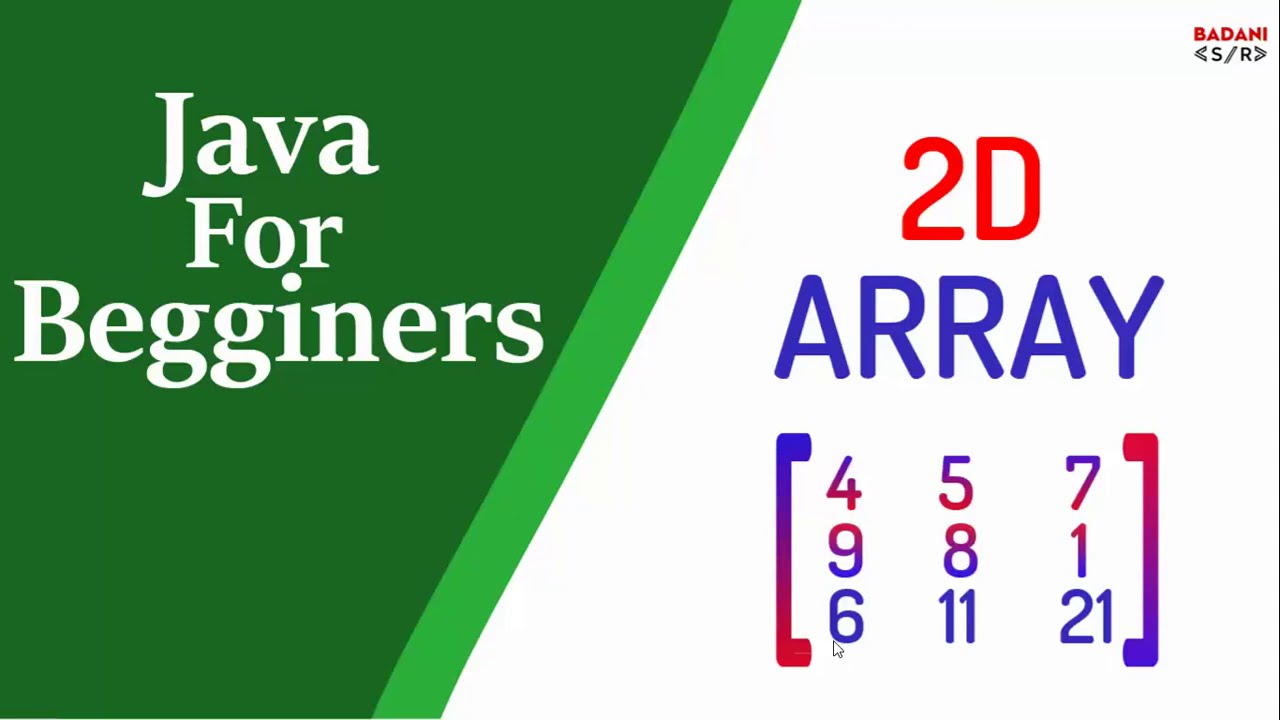 #14 Java Tutorial for beginners in Hindi | Multidimension array in Java | Matrix in Java | 2D Array