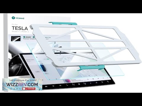 VICSEED 4K Screen Protector for Tesla Model Y Model 3 Automatic Review