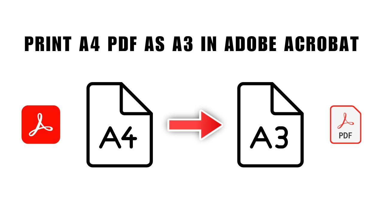 How to Print A4 PDF as A3 from Adobe Acrobat 2026 - How to Print A3 Size PDF in Adobe Acrobat