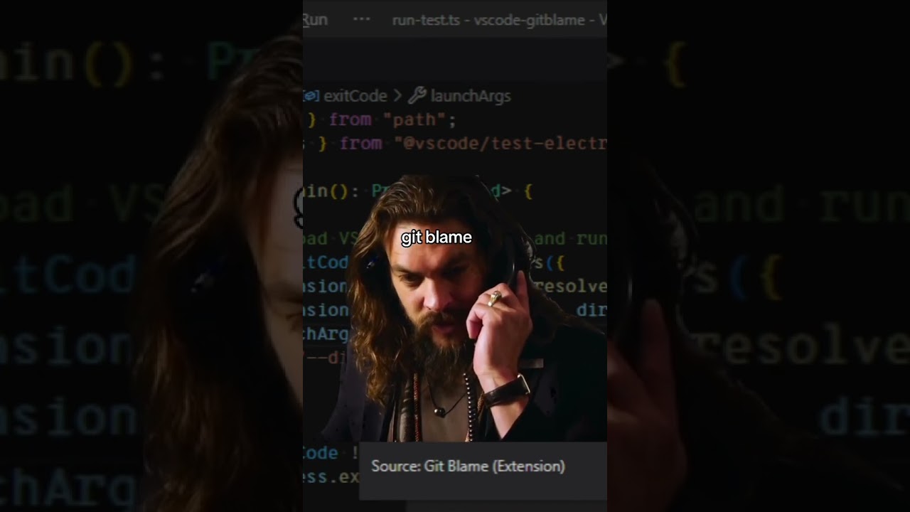 Git Blame Does Everything in your Favour... 😅👨‍💻  #codingmoments #memes #codingisfun #codingmemes