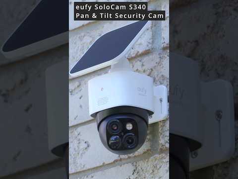 eufy SoloCam S340 Outdoor Security Camera - Dual Lens | AI Tracking | All Year Power