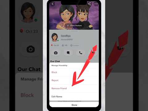 Snapchat par friend remove kaise kare ???? How to remove friend on snapchat 2024 | #shorts