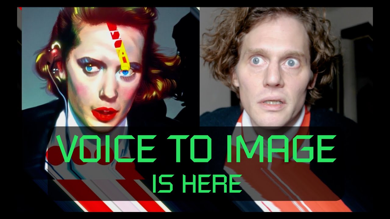 Speech to Image in Stable Diffusion!!! (Python + @TouchDesignerOfficial  + Computerender API)