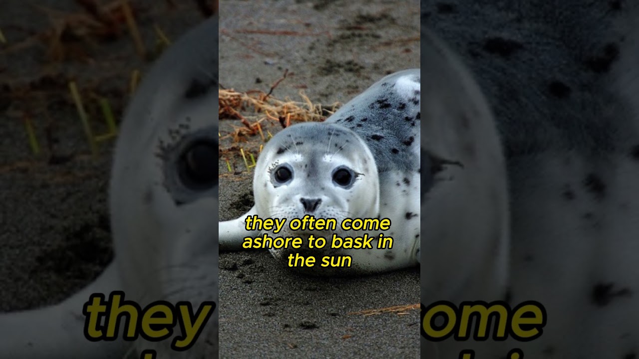 Harbor Seals: Coastal Wonders of the Northern Hemisphere #shorts #nature #animals #harbour #seal