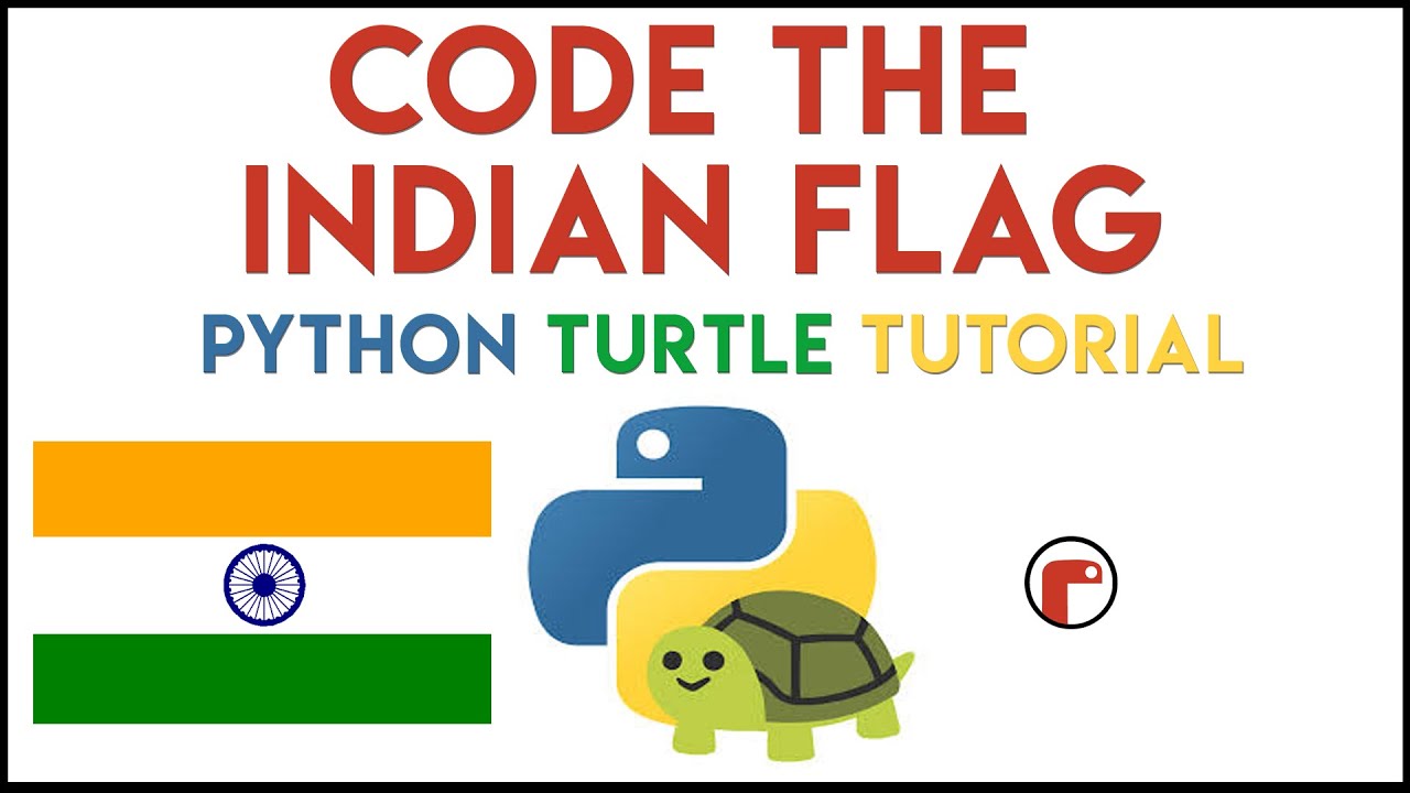 Python Turtle - Code the Indian Flag Tutorial