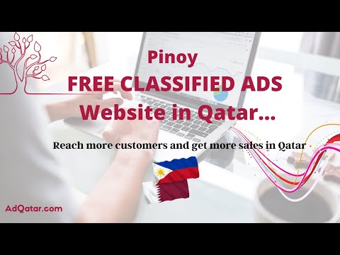PINOY FREE ADVERTISING sites in Qatar | AdQatar Tutorial Part 1