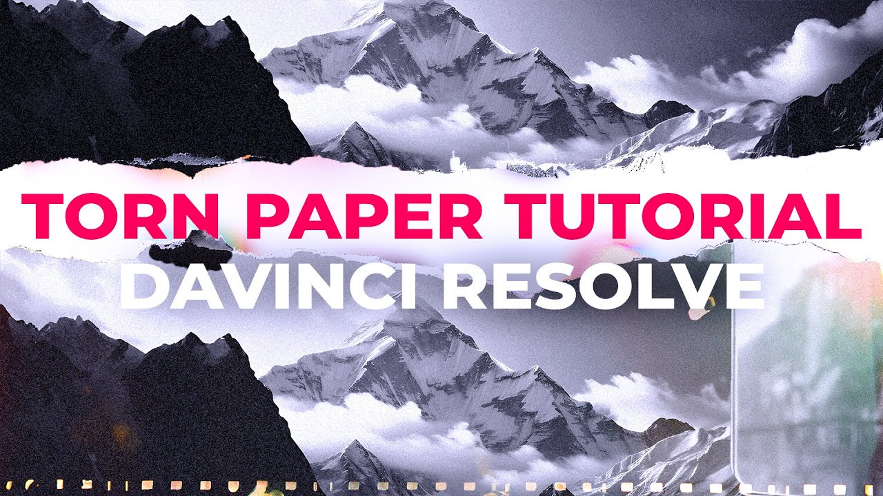 Unique Torn Paper Transitions | TUTORIAL