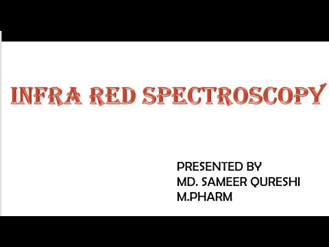 Infra red Spectroscopy/IR, FTIR spectrophotometry, Notes and slides for M.pharm,B pharm,D.pharm.