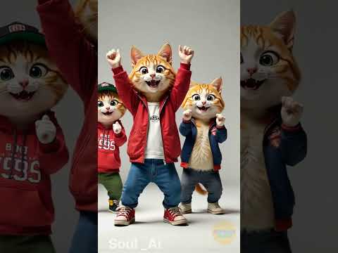 Dudi Dudi dum dum #cats #catlovers #cats dancing