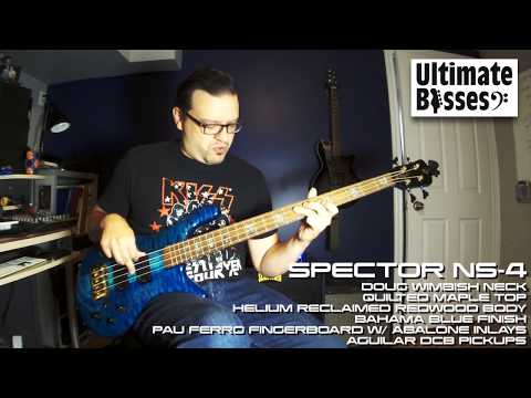 Spector NS-4 2017 Bahama Blue high gloss, US Series Neck-thru | Reverb