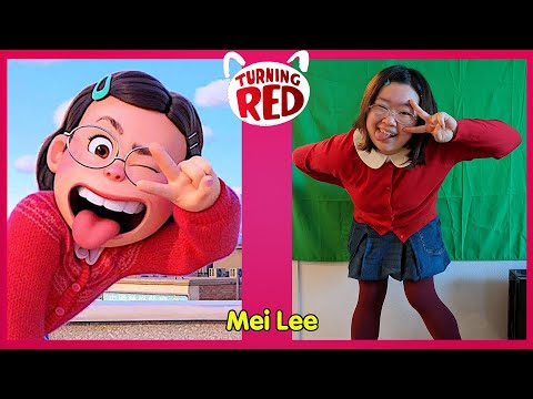 Disney's Turning Red Characters IN REAL LIFE 2022.