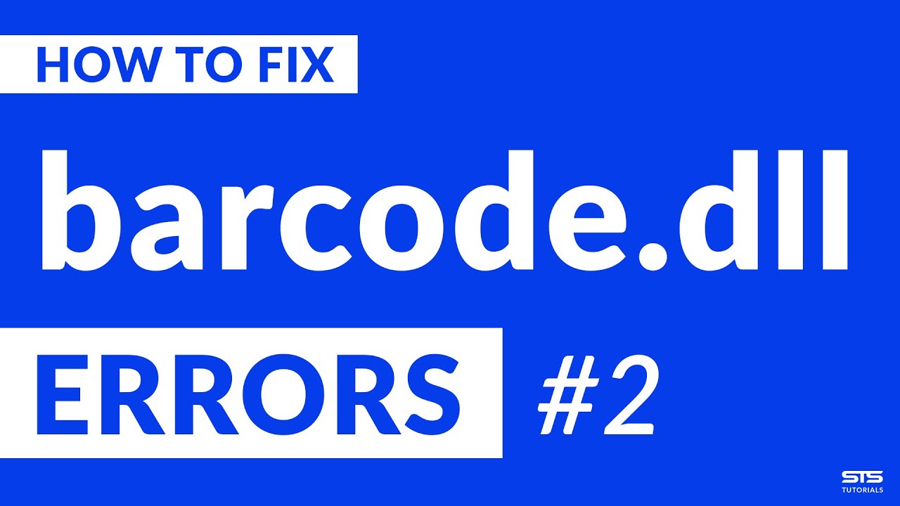 barcode.dll Missing Error on Windows | 2020 | Fix #2