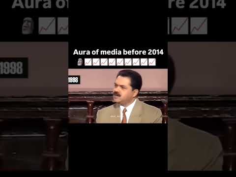 Aura of media before 2014 l #viralvideo l #modi l #godimedia