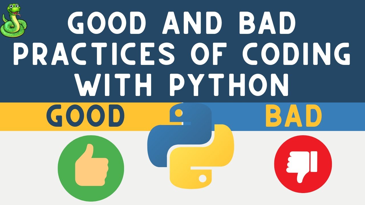 Good Coding Practices in Python with Examples | Python Tutorial for Beginners and Data Analysts