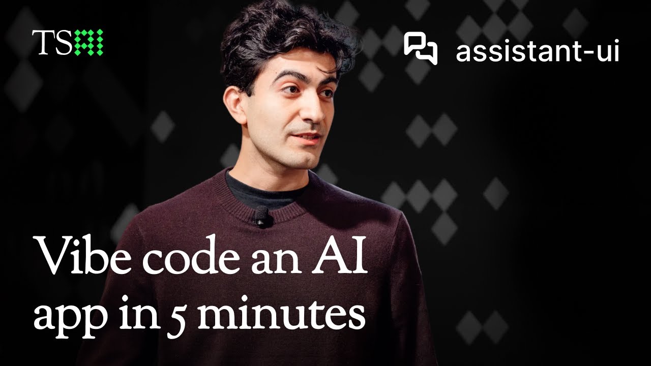 Build an AI Twitter App in Just Five Minutes - Simon Farshid, assistant-ui