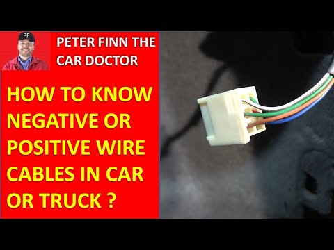 EASY! How to know Negative or Positive Wire cables? In CAR, TRUCK, SUV and BIKE